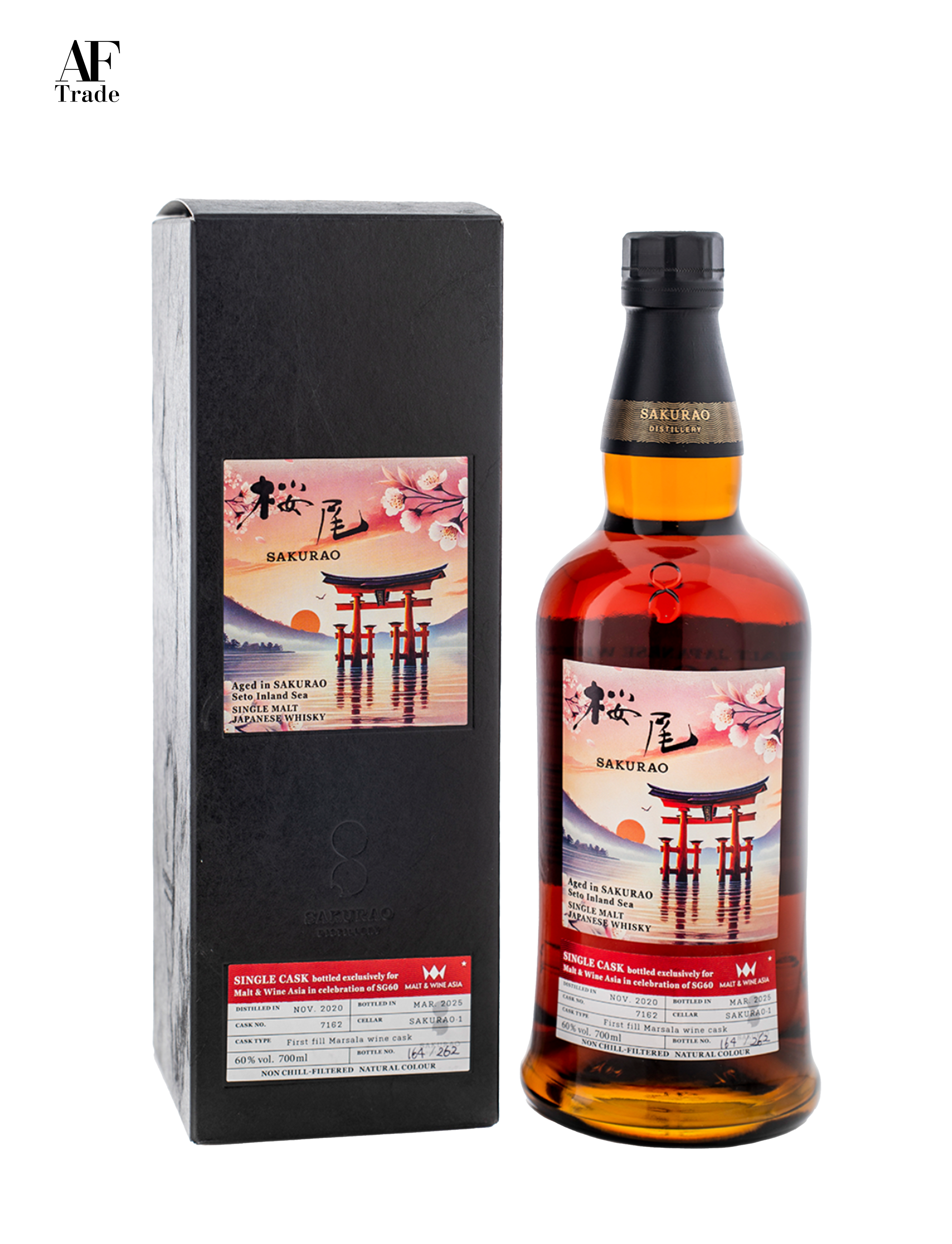 Sakurao Single Cask 2020 First Fill Marsala Wine Cask #7162 – SG60 ...
